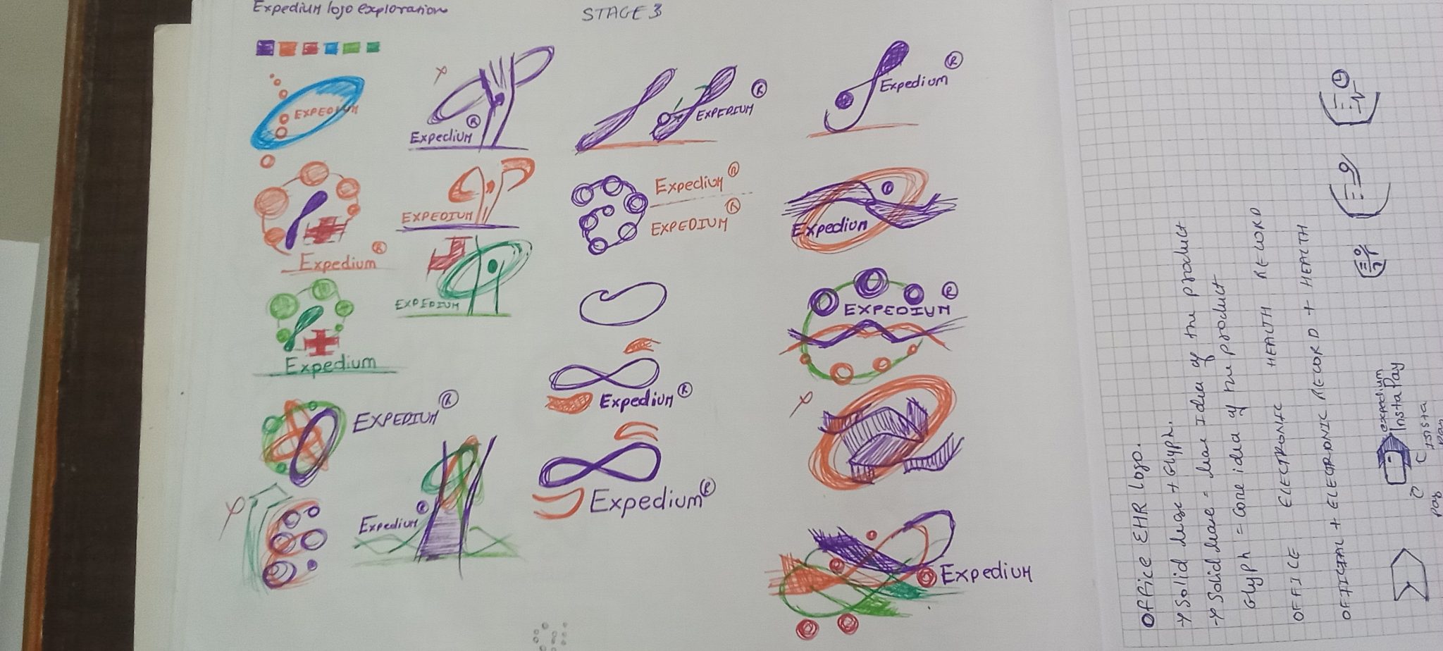 The Evolution of expEDIum Logos: A Journey in Brand Identity Design