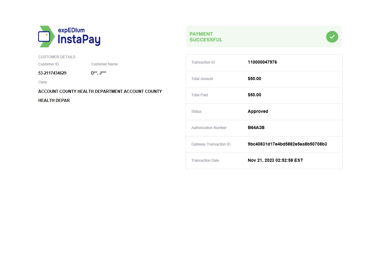 expEDIum InstaPay: Efficient Payment Solutions